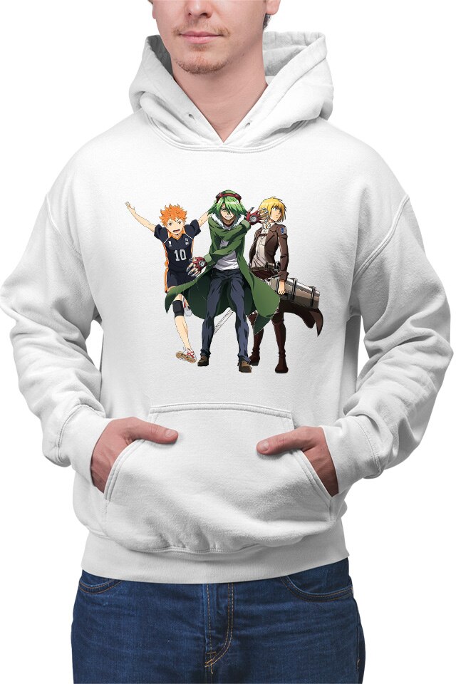 Hanorac barbati Akame ga Kill Lubbock Takahiro Spider Anime Gore, alb ...