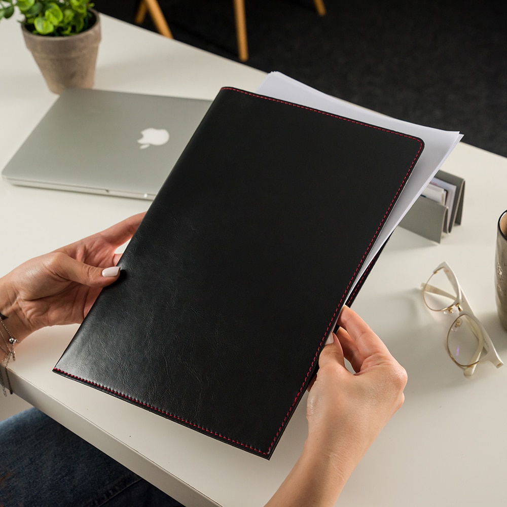 Mapa documente tip clipboard, A4, negru - eMAG.ro