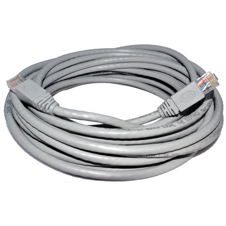 Cablu retea DeTech, 30M, UTP cat 5e, gri, mufat 2 x rj45 - eMAG.ro