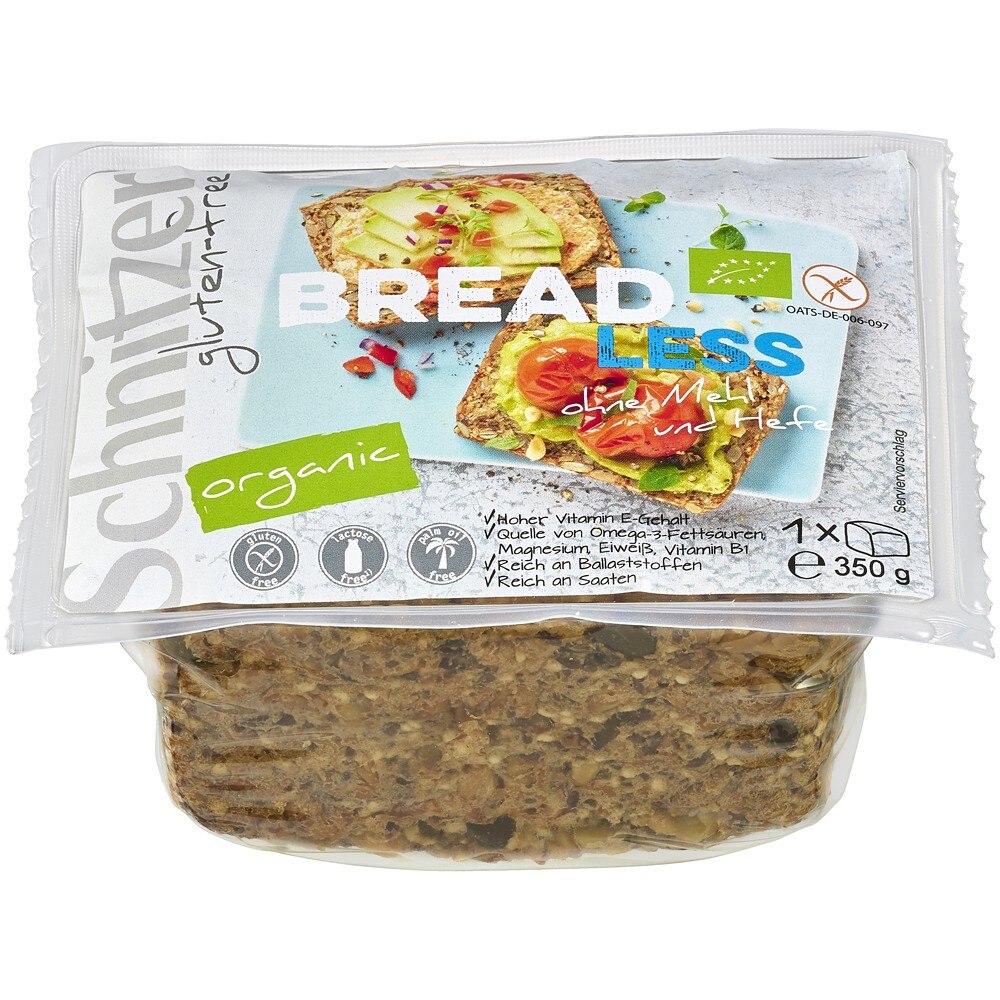 Paine din seminte, Schnitzer, fara gluten si drojdie, bio, 350 g - eMAG.ro