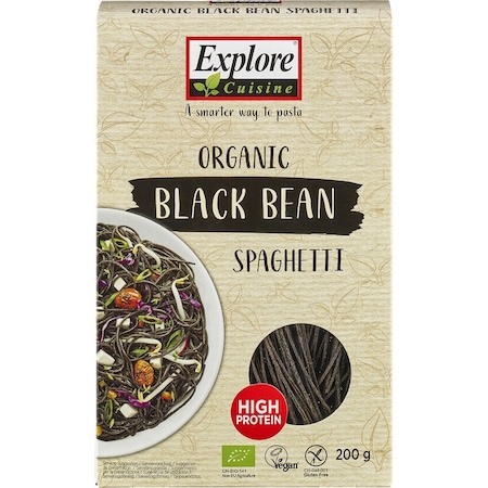 Spaghetti din soia neagra, fara gluten bio, 200g, Explore Cuisine - eMAG.ro