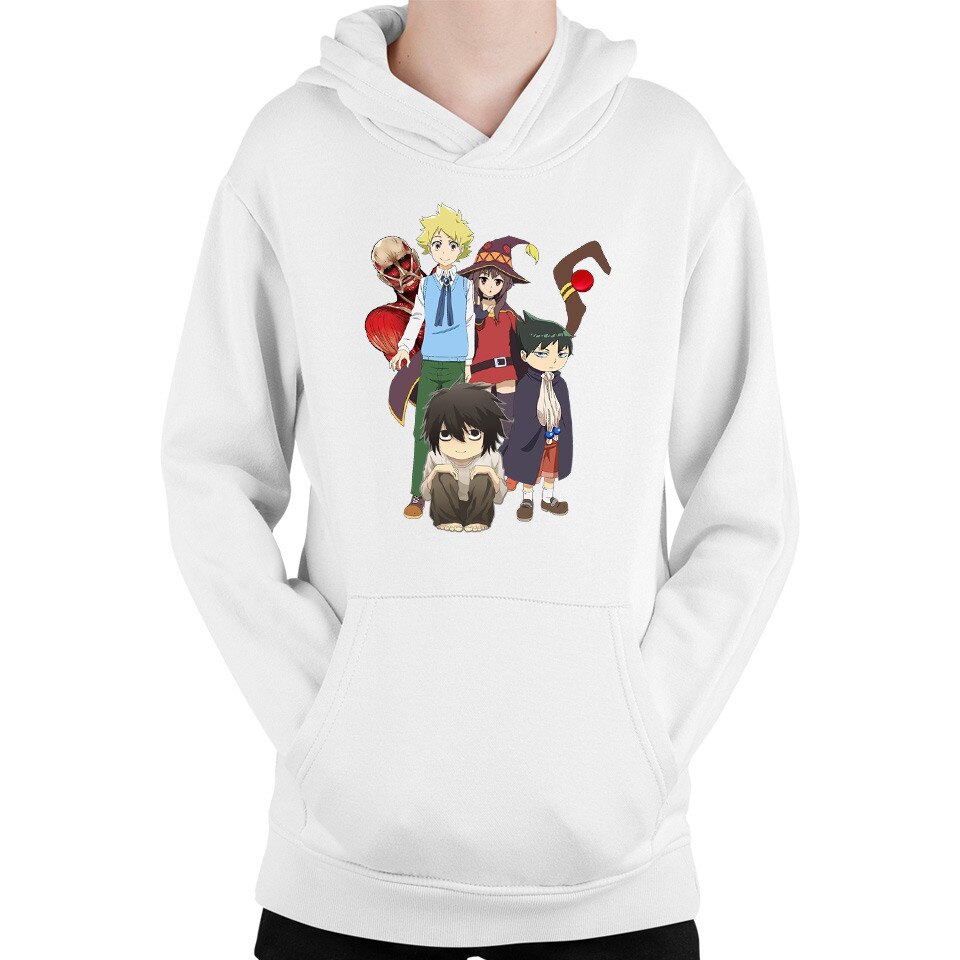 Детски суичър Muhyo Roji Taro AOT Collosal Titan Konosuba Megumi Death ...