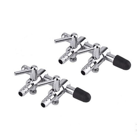 Set 2 supape control flux aer pentru acvariu Pili-Paradise, Otel ...