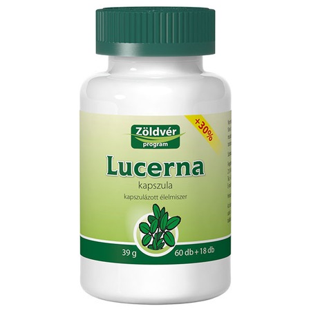 ZÖLDVÉR LUCERNA KAPSZULA 60+18 DB - eMAG.hu
