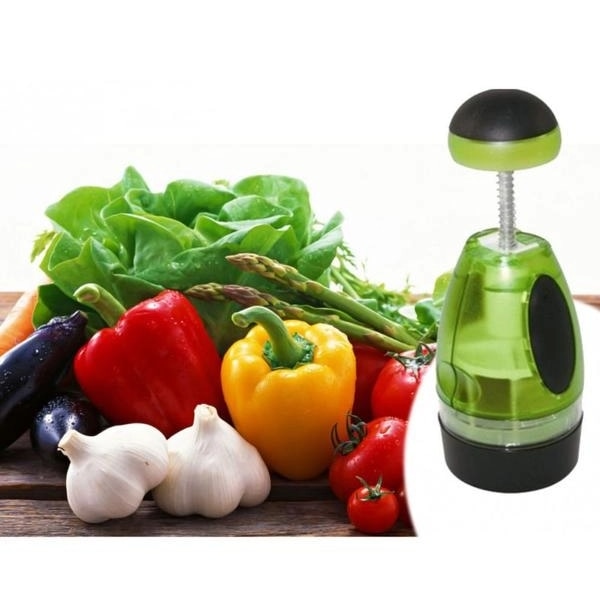 Tocator manual fructe si legume SYNO, 5 in 1, Verde - eMAG.ro