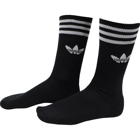 Sosete unisex adidas Originals Solid Crew S21490, 27-30, Negru - eMAG.ro