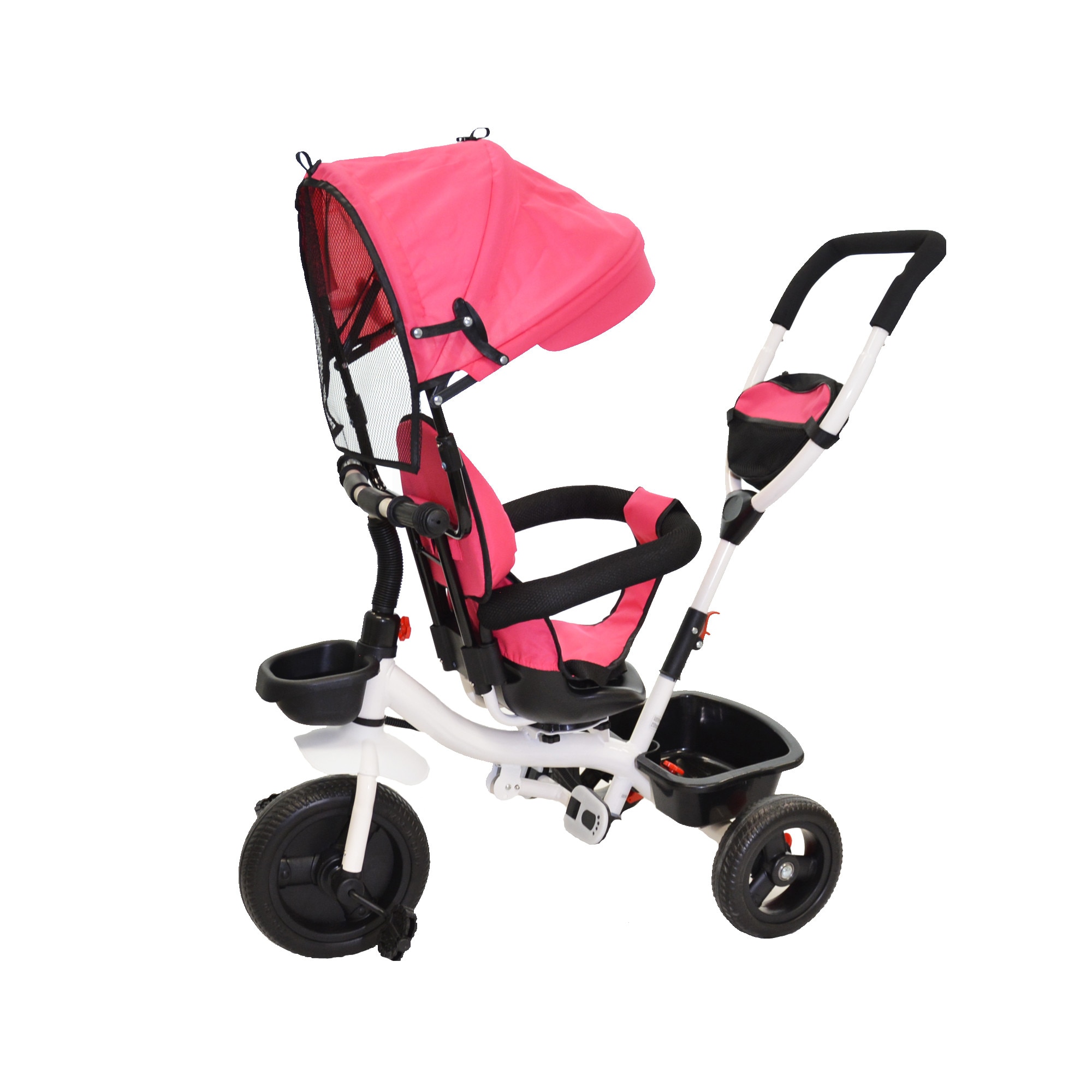 Tricicleta pentru copii 6-in-1, Roz - eMAG.ro