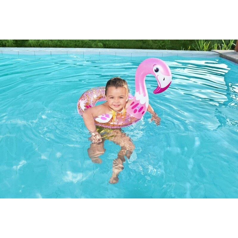 Colac gonflabil pentru copii 3-6 ani, MCT 36306, 61x61 cm, Flamingo ...