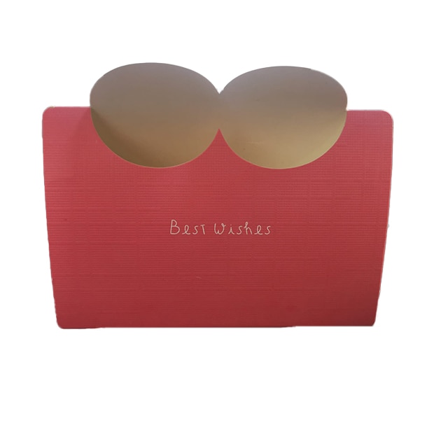 Felicitare in forma de inima, roz - eMAG.ro