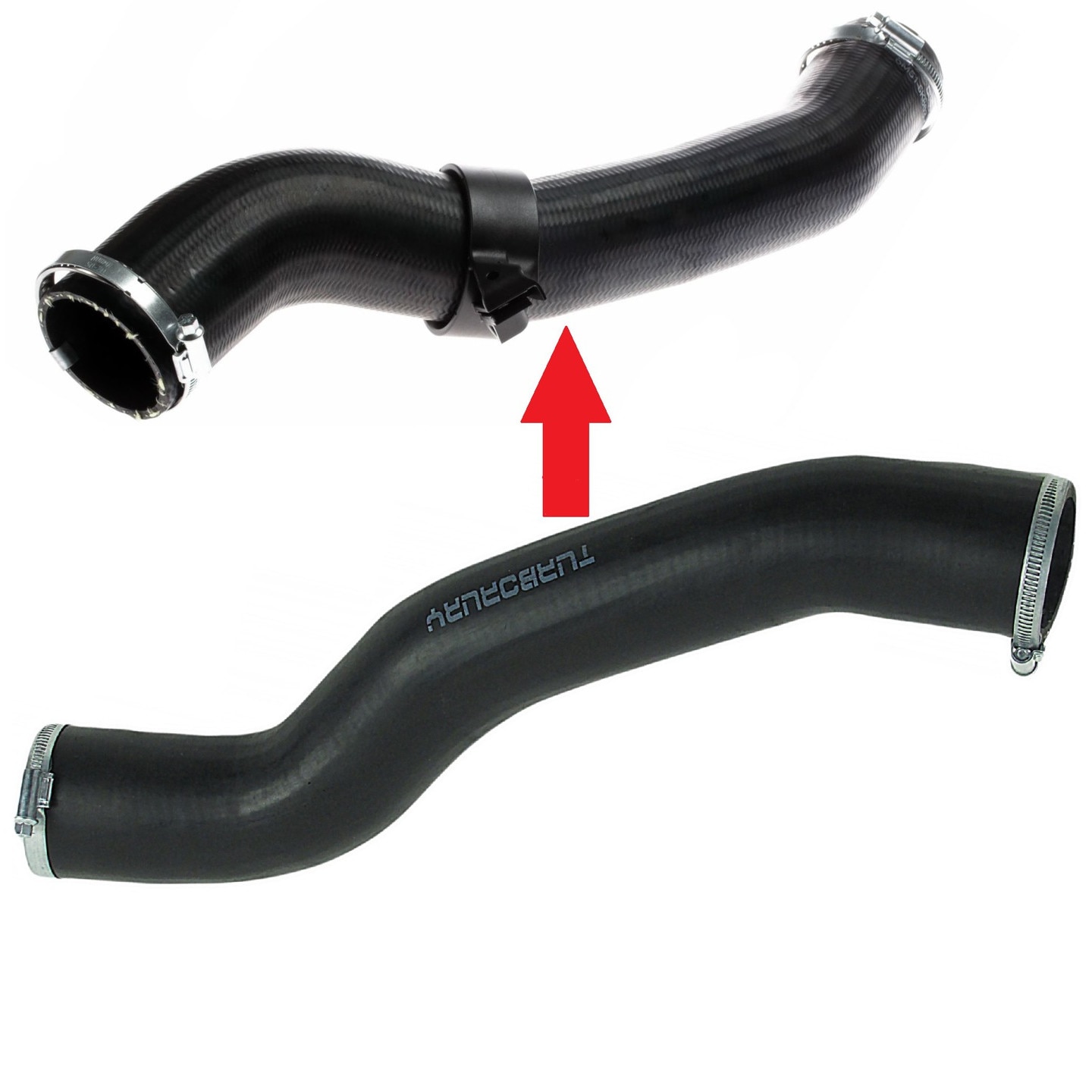 Furtun aer intercooler, Turborury, Ford Focus Mk2 C-Max 1.6 TDCi 6M51 ...