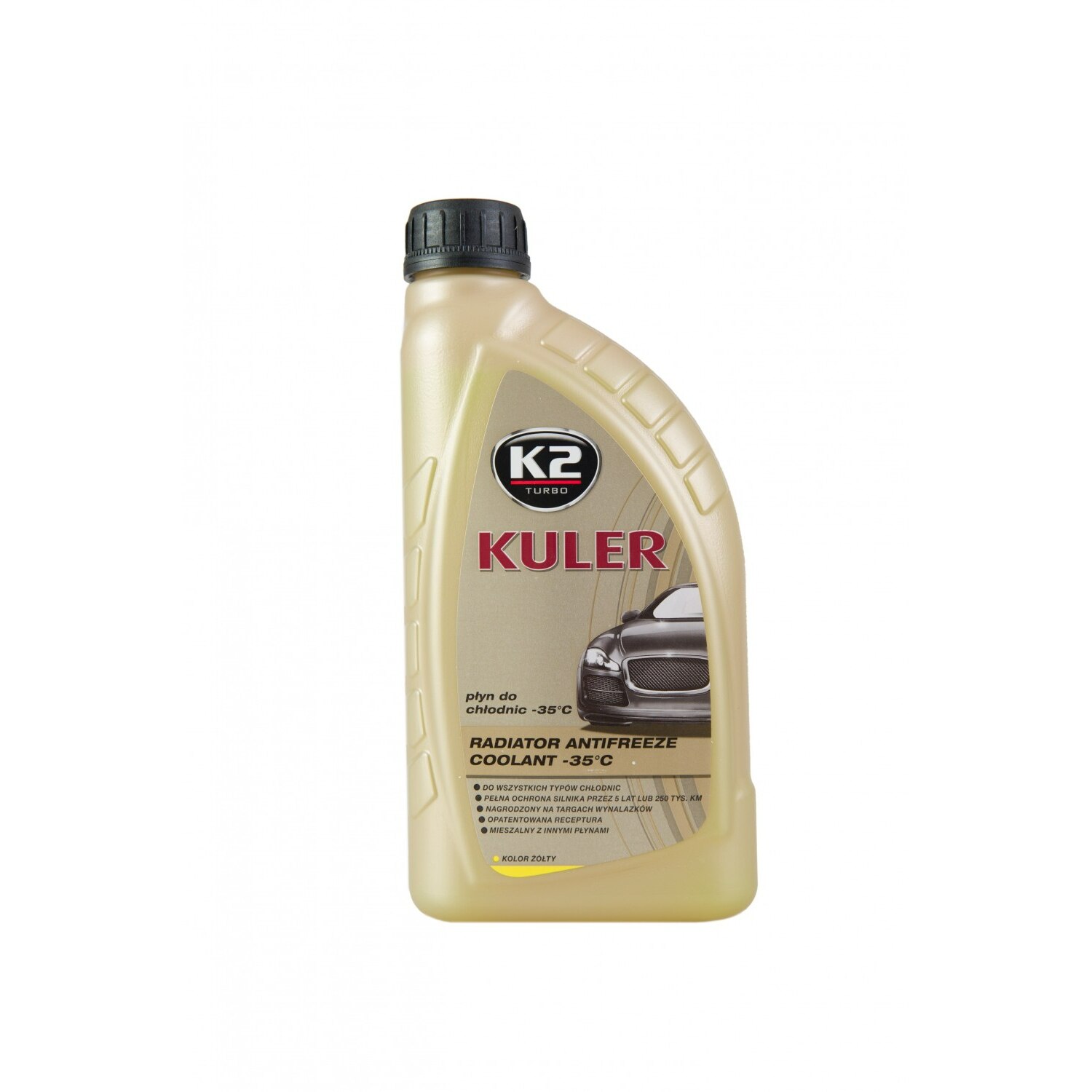 Течност за радиатор, K2, KULER LONG LIFE, -35 °C, 1 L, Жълта - eMAG.bg