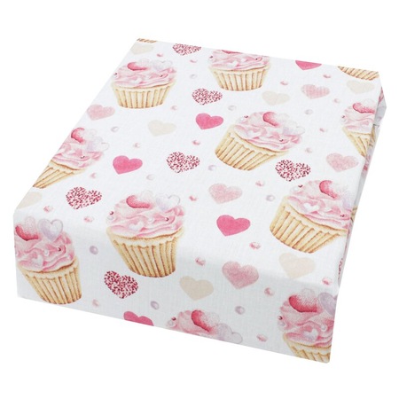 Cearceaf Prichindel, patut, Briose, roz, 120x60 cm - eMAG.ro