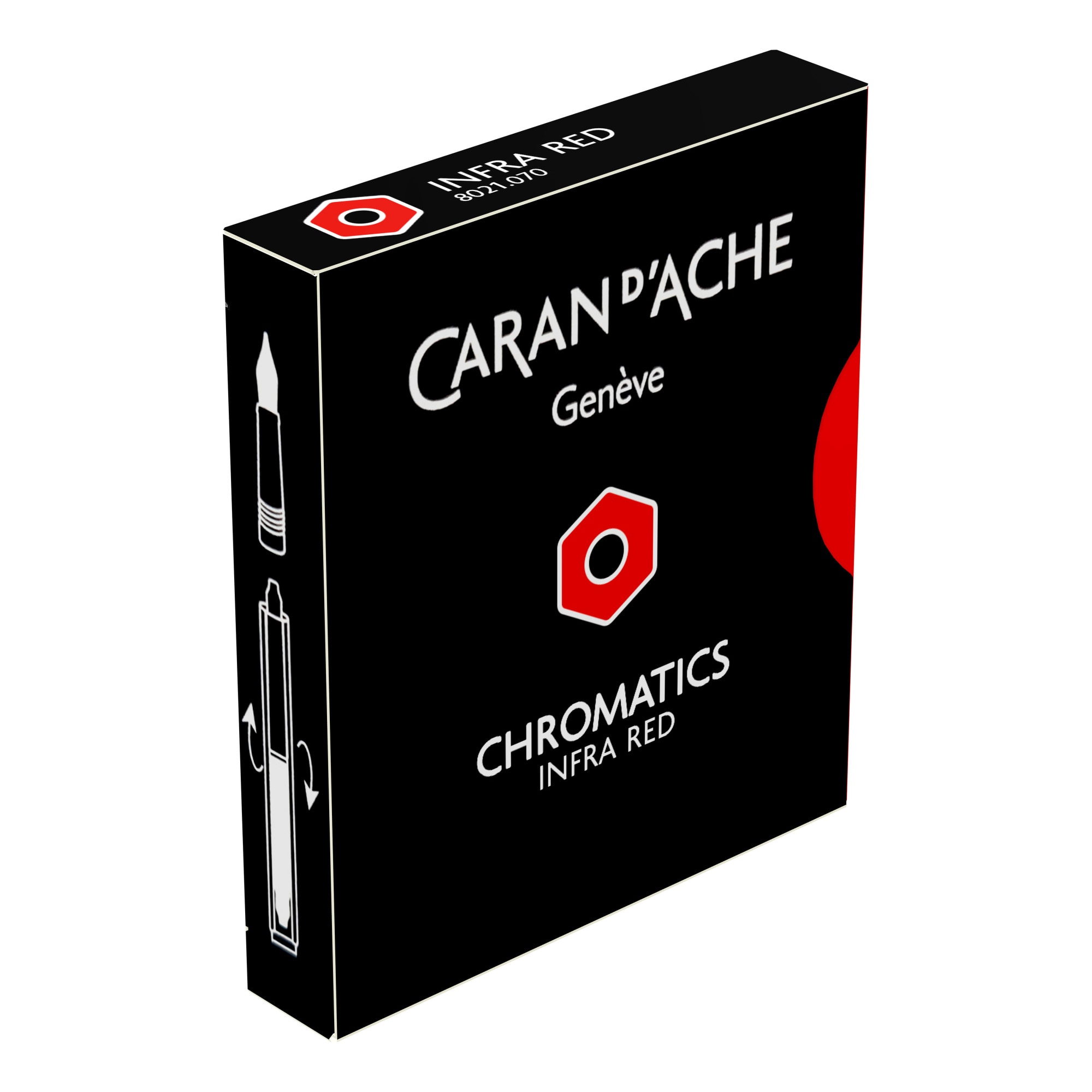 Комплект от 6 патрона Caran d'Ache, Standard, Infrared - eMAG.bg