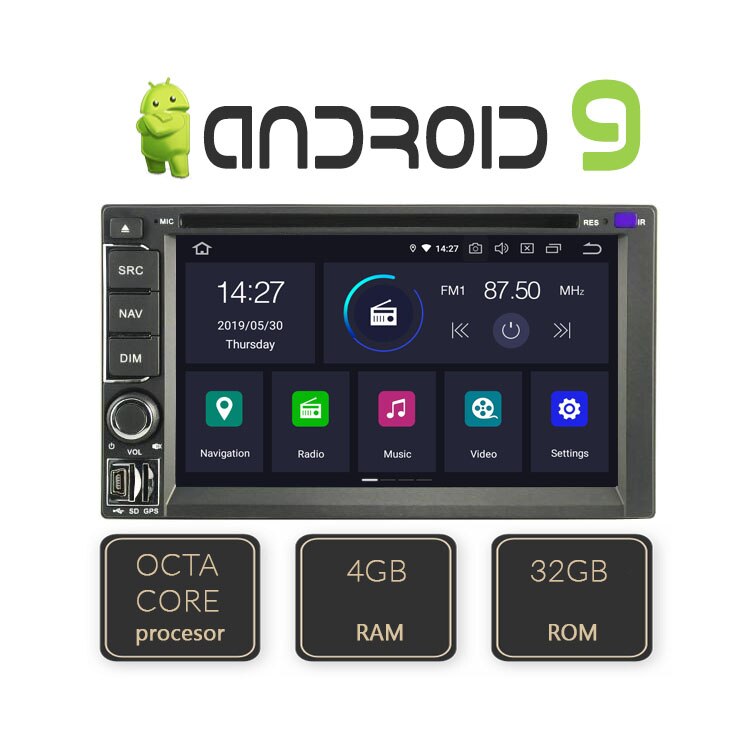 Navigatie universala EDT-G802-8CORE cu Android ecran tactil capacitiv ...