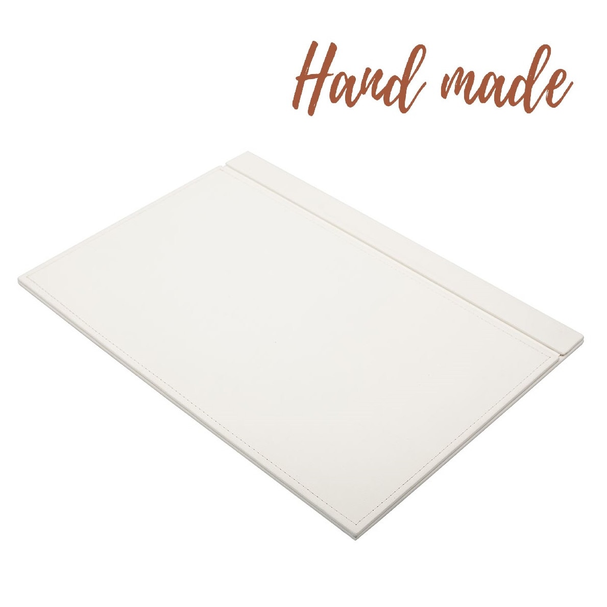 Mapa de birou din piele ecologica alba GUNER - eMAG.ro