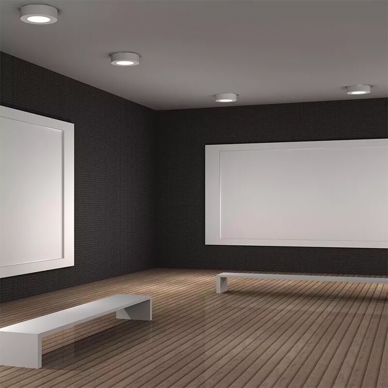 Panou LED, 12W, Premium, Rotund, 4000K - eMAG.ro