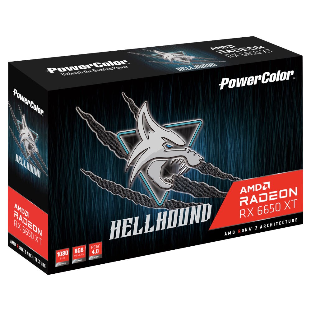 Videókártya PowerColor HellHound OC Radeon RX 6650 XT 8GB GDDR6 - eMAG.hu