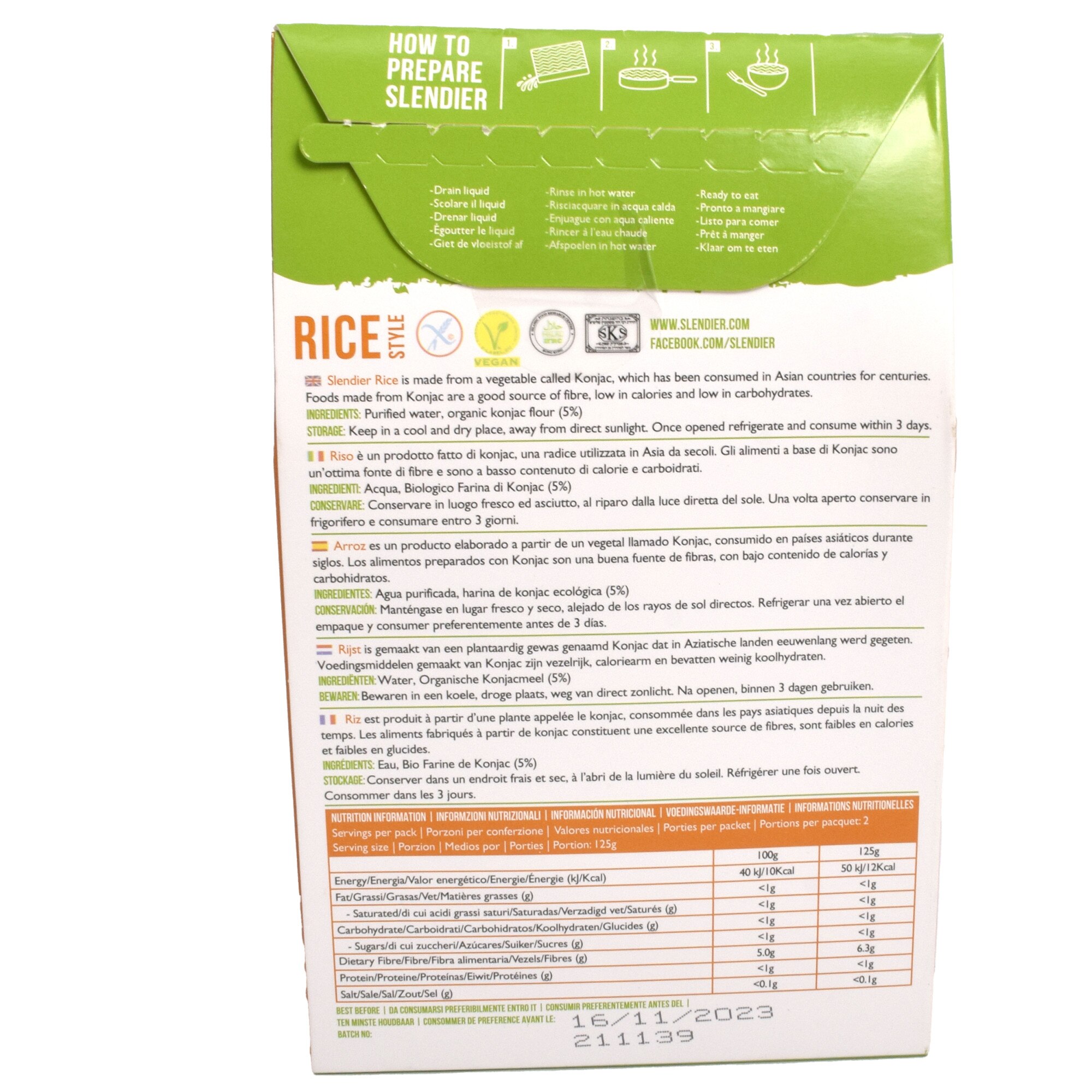 Orez Konjac, Slendier Rice, 400g, 00417 - eMAG.ro