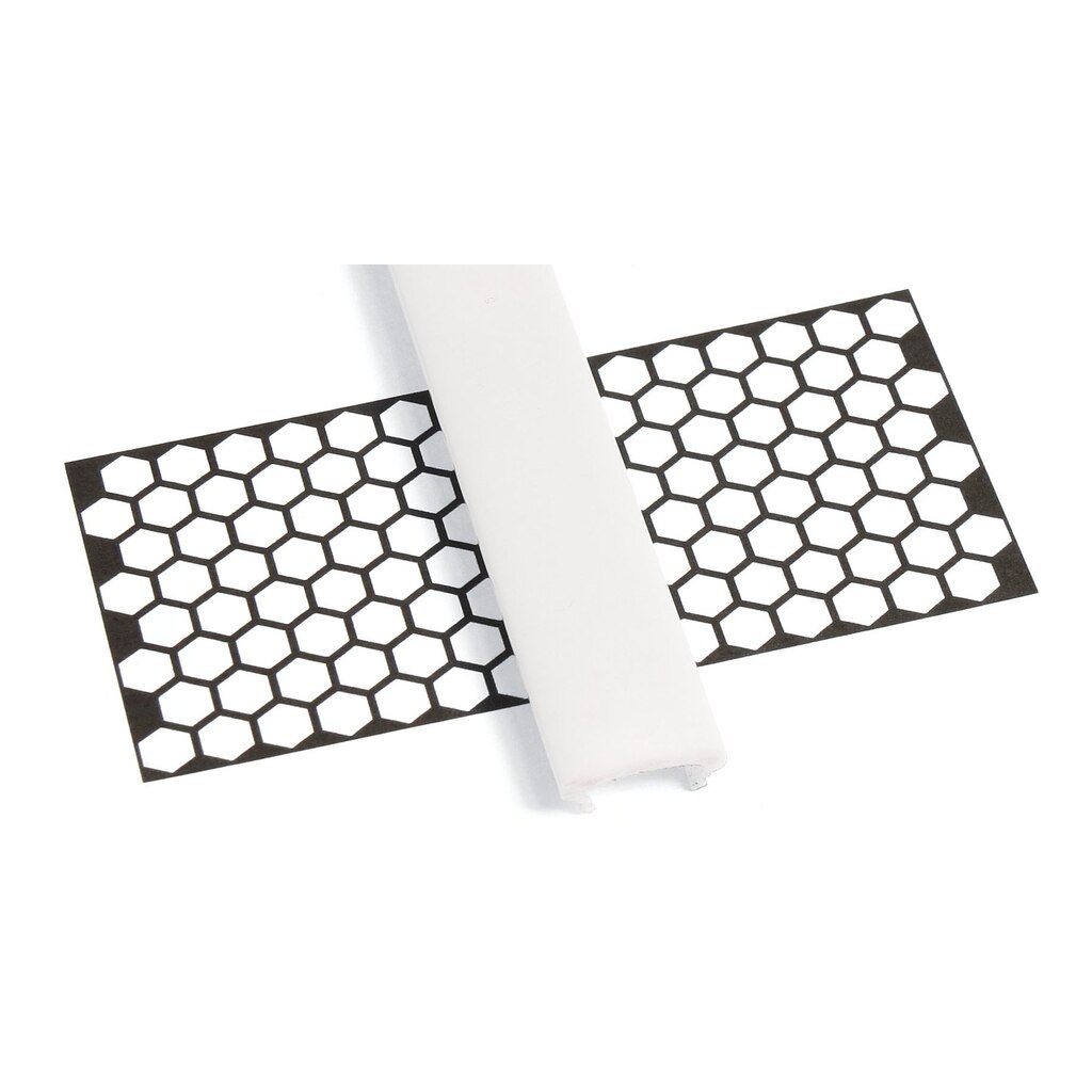 Difuzor pentru profil LED Lumines High, Milky, PMMA, 1m, Alb - eMAG.ro
