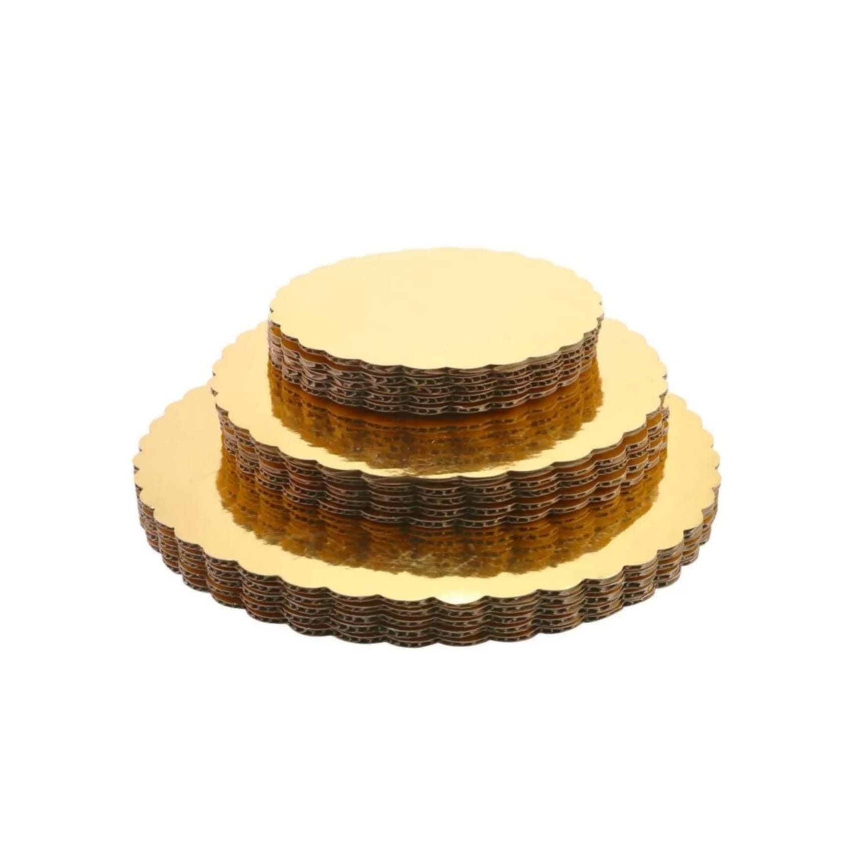 Set discuri tort auriu /negru model floare, 50 buc, dimensiune 26 cm ...