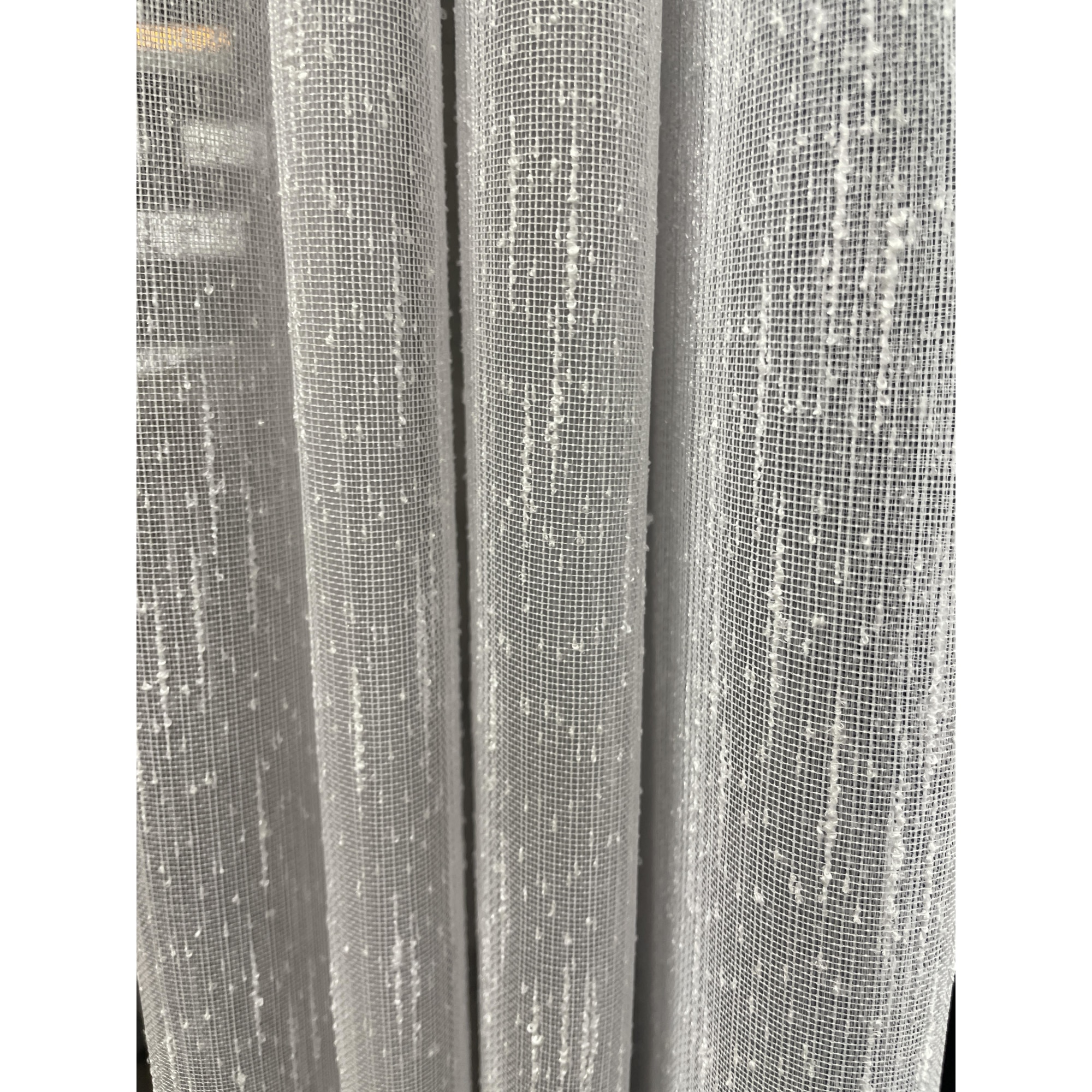 Perdea alba Ploita brodata 300X260 cm cu rejansa - eMAG.ro