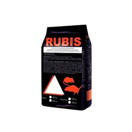 Bait Raticide Rubis Paste 200гр - eMAG.bg