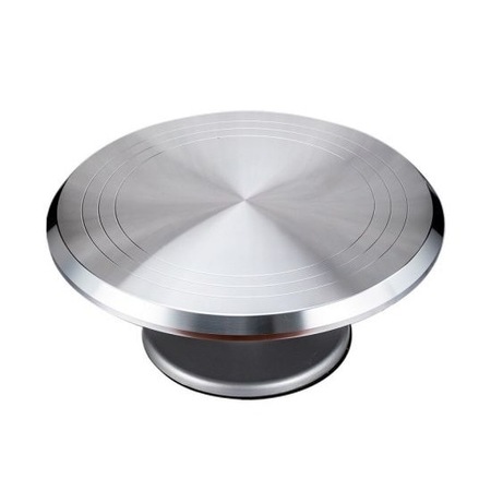 Suport rotativ profesional pentru tort, cu picior antialunecare, inox ...