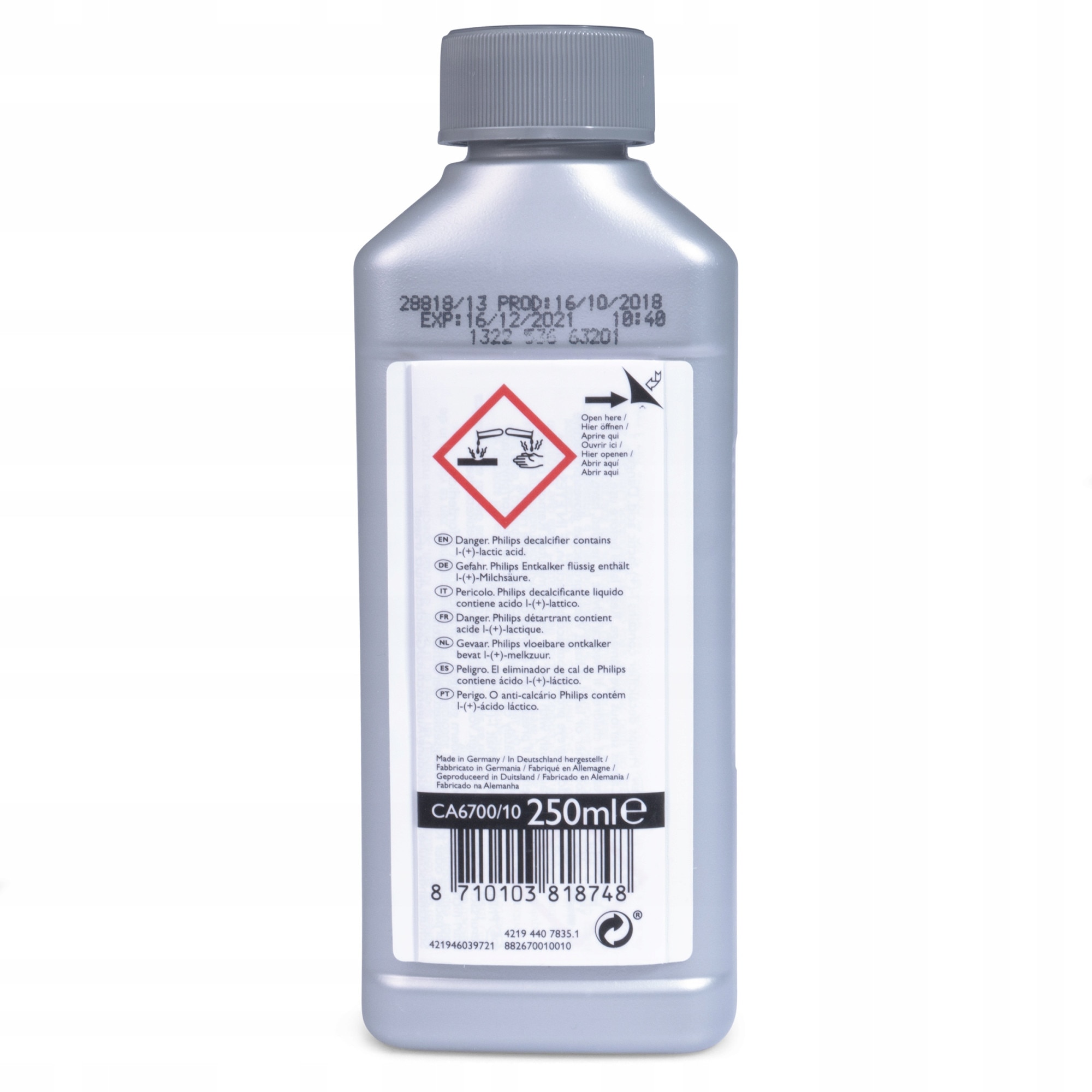 Detartrant pentru aparate de cafea, Philips Saeco, 250 ml - eMAG.ro