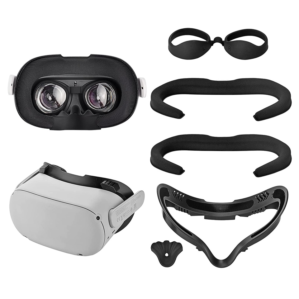 Set Vortex Virtual Reality de protectie 5 in 1 pentru Oculus Quest 2 ...