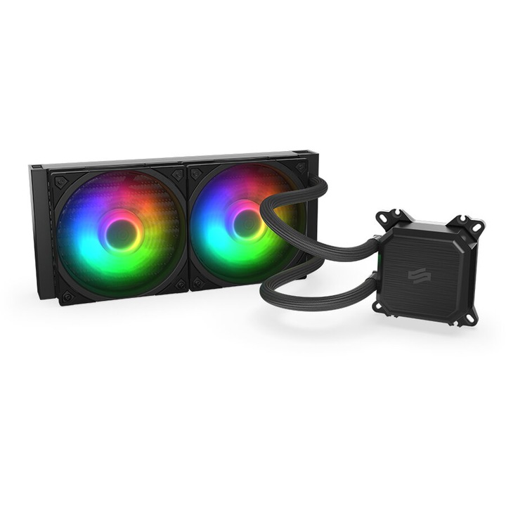 Cooler Lichid SILENTIUM PC Navis F240 ARGB AIO - eMAG.ro