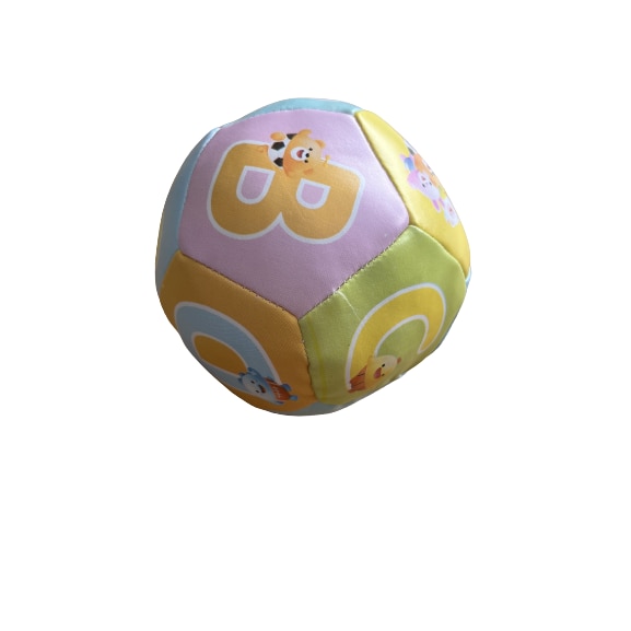 Minge moale textila din vinil pentru bebelusi, 13 cm - eMAG.ro
