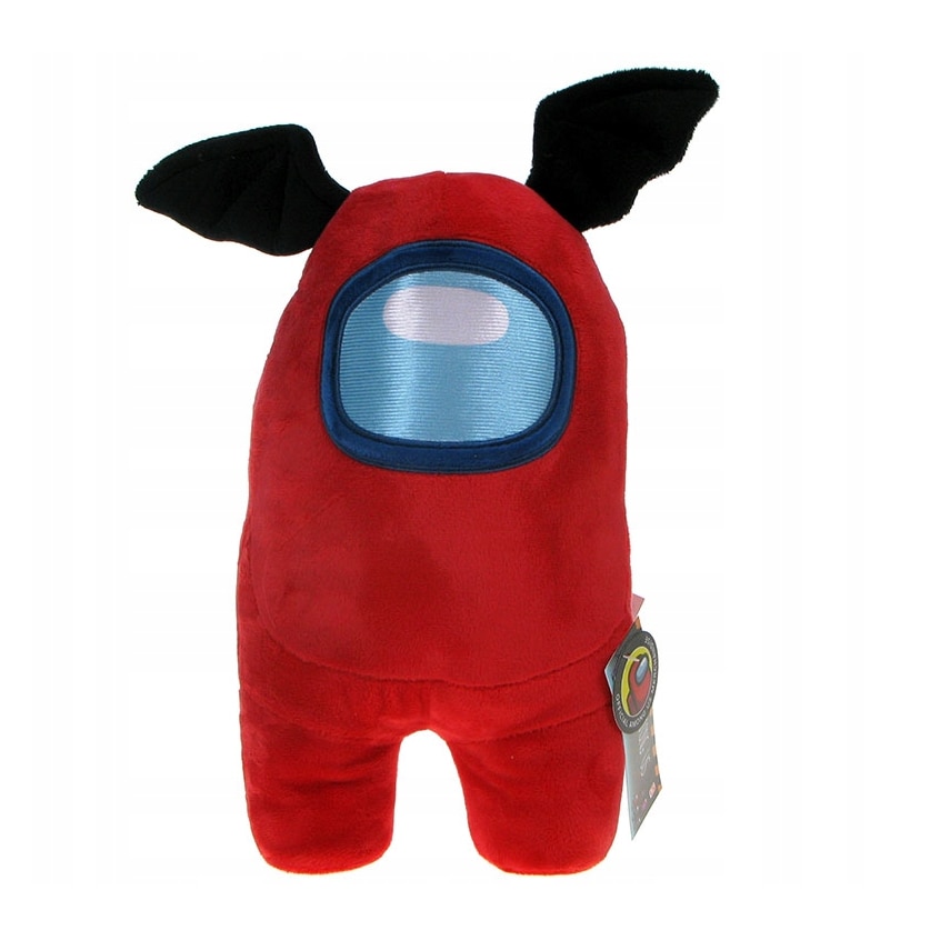 Jucarie de plus Among Us - Rosu, inaltime 26 cm, model 2 - eMAG.ro