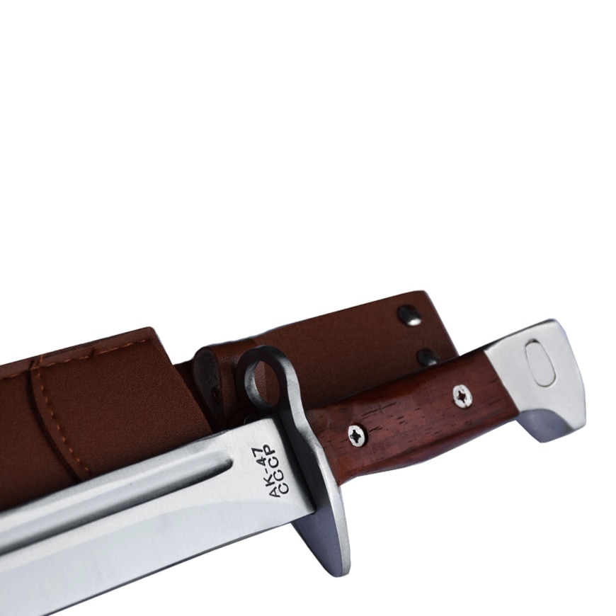 Cutit baioneta inscriptionat AK-47 CCCP 42,5 cm teaca inclusa - eMAG.ro