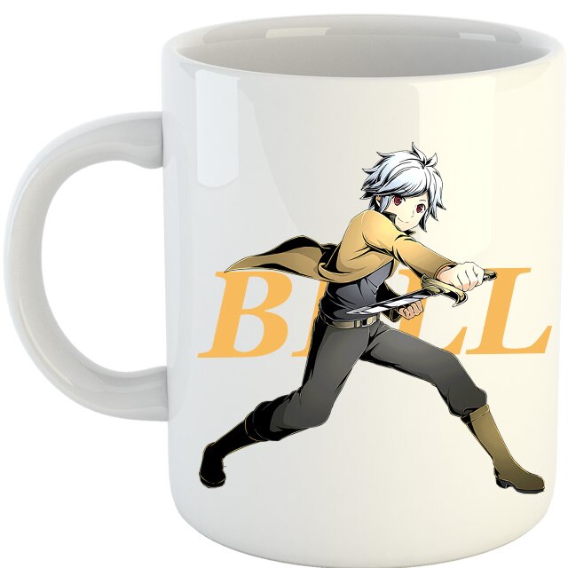 Bögre DanMachi Cranel Bell Sword Weapon Isekai, Fehér, 330 ml - eMAG.hu