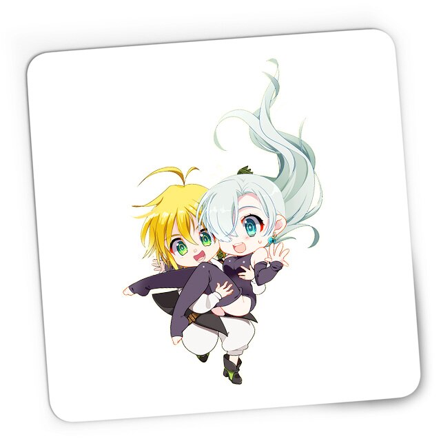 Mousepad Gaming Seven Deadly Sins Chibi Elizabeth Fantasy Anime, 21x19 ...