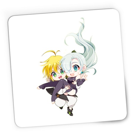 Mousepad Gaming Seven Deadly Sins Chibi Elizabeth Fantasy Anime, 21x19 ...