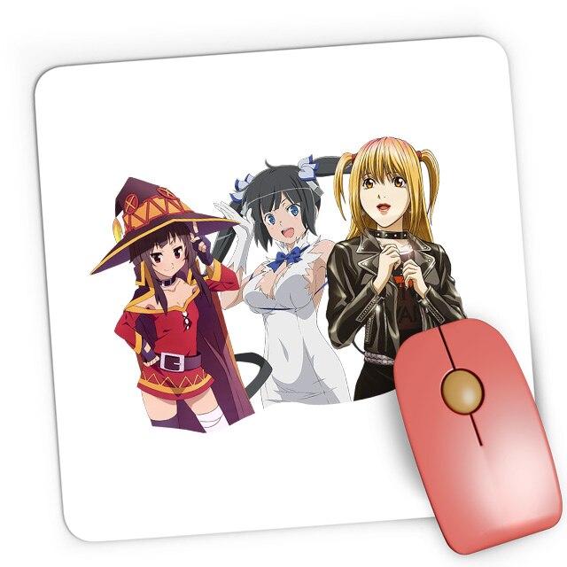 Mousepad Gaming DanMachi Hestia Konosuba Megumi Death Note Misa, 21x19 ...