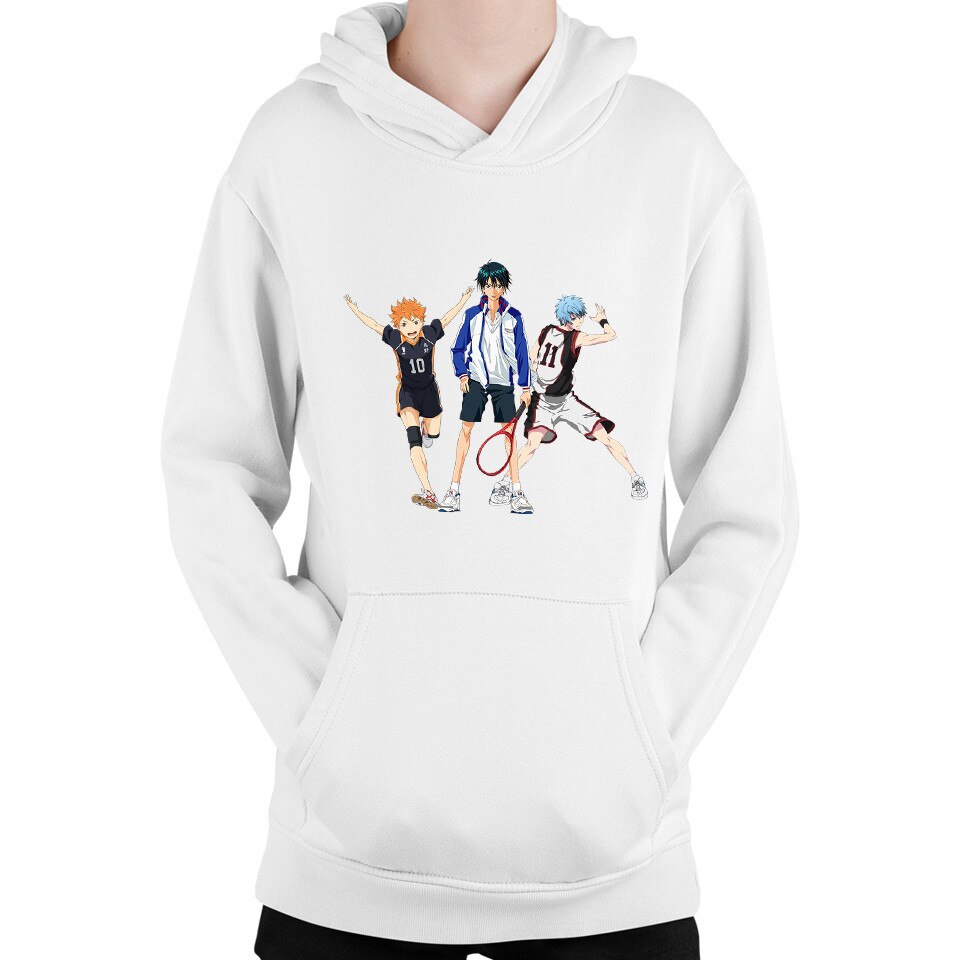 Детски суичър Prince of Tennis Ryouma Lego Kuroko Haikyuu, Бял, Размер ...