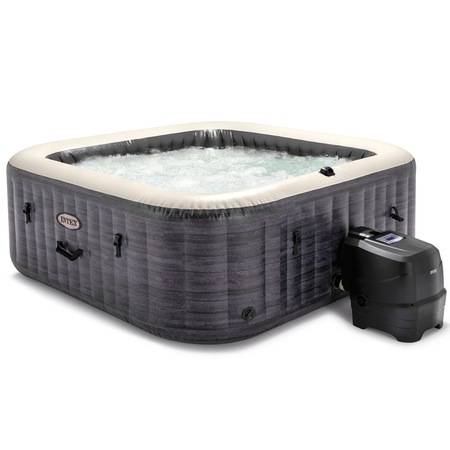 Jacuzzi Intex, Pure Spa, Bubble Greystone Deluxe 28452, Negru, 6 ...