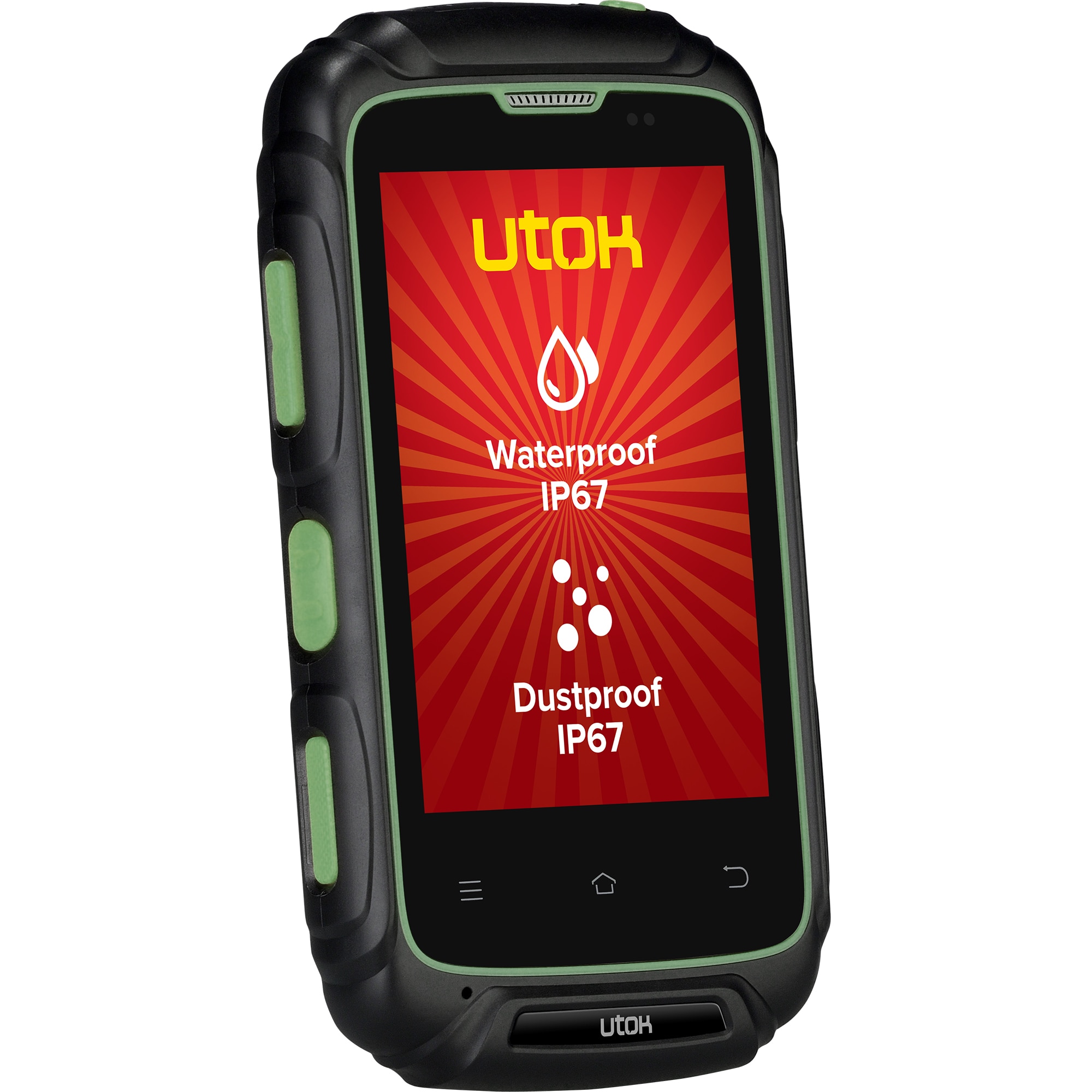 Telefon mobil Utok Explorer 3S, Dual Sim, 8GB, Black Green - eMAG.ro