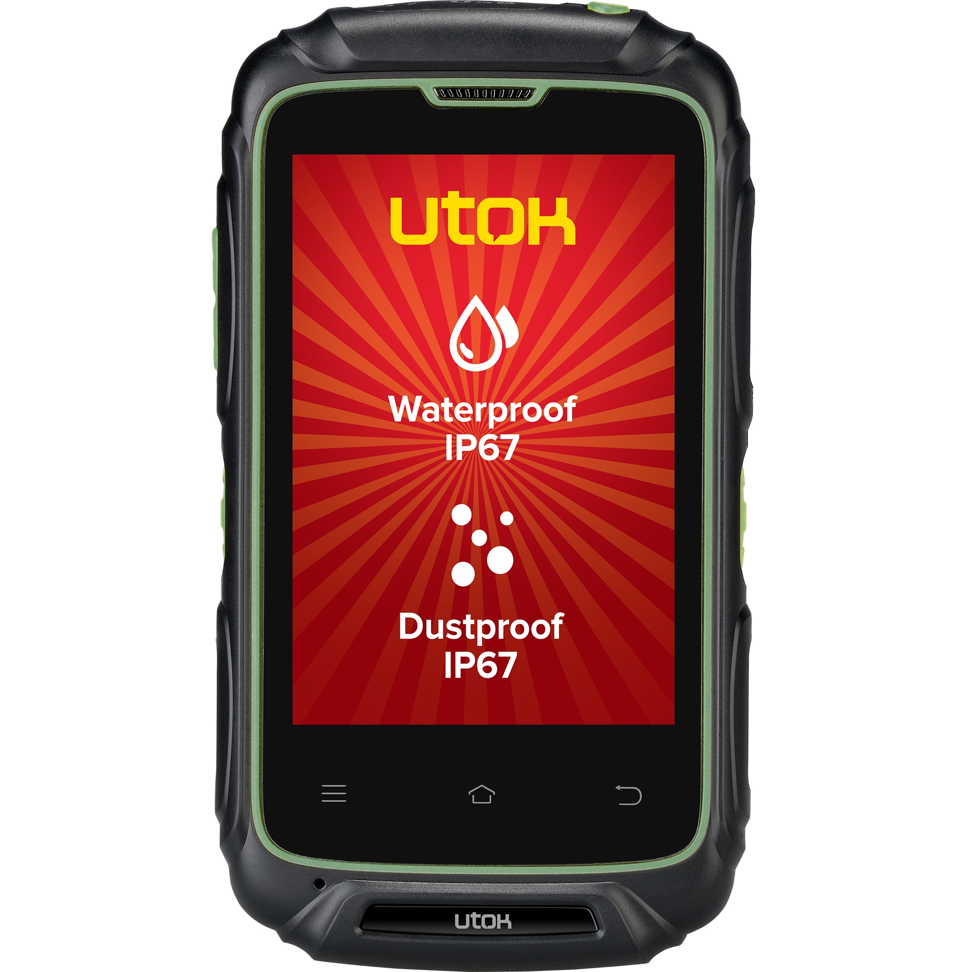 Telefon mobil Utok Explorer 3S, Dual Sim, 8GB, Black Green - eMAG.ro