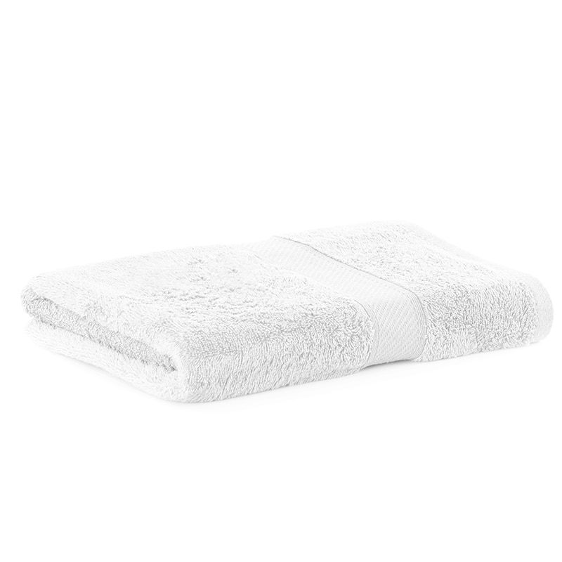 Prosop din bambus, 70x140 cm, Alb - eMAG.ro