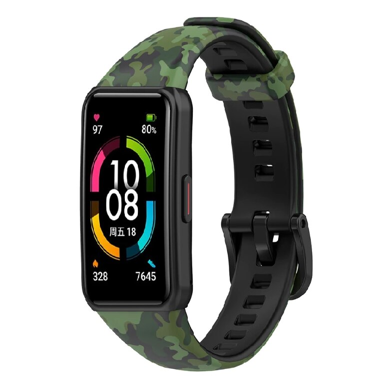Силиконова каишка, съвместима с Huawei Band 6/ Honor Band 6 Smartwatch ...