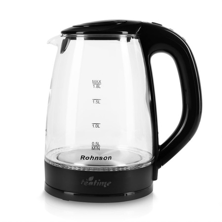Cana fierbator din sticla, 2200W, 1,8L, Rohnson R7633 Teatime - eMAG.ro