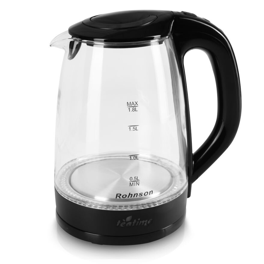 Cana fierbator din sticla, 2200W, 1,8L, Rohnson R7633 Teatime - eMAG.ro