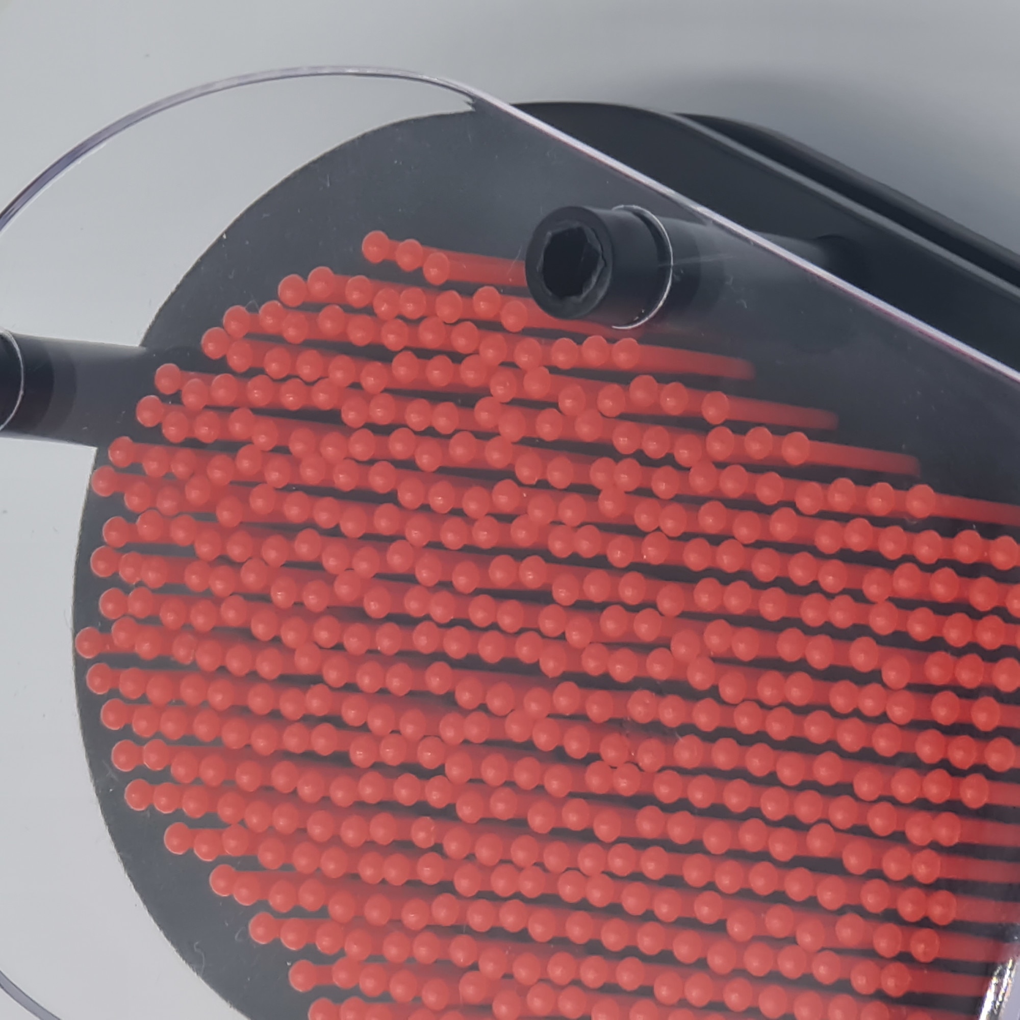 Inima decorativa, model imprimare tridimensionala, forma inima, rosu ...