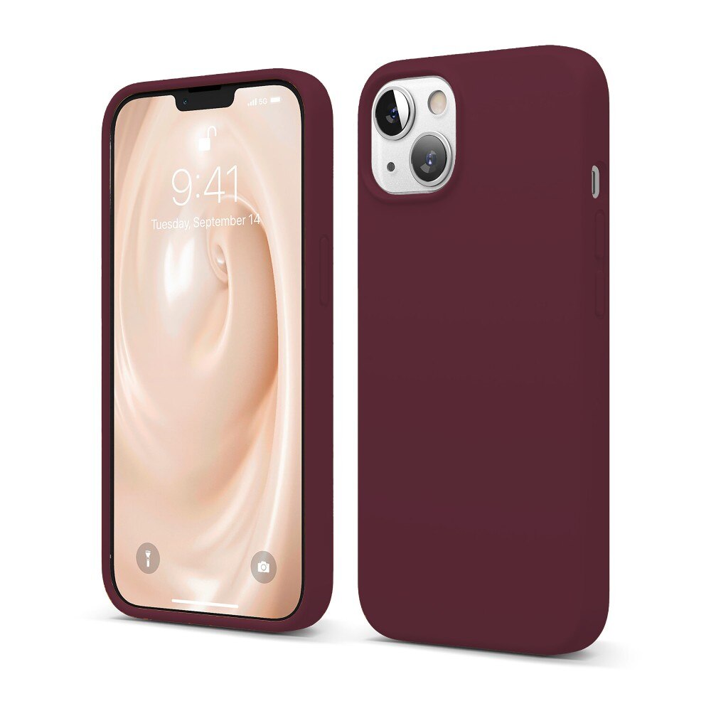 Husa CASEY STUDIOS™ pentru iPhone 13, Soft Silicone Premium, Microfibra ...