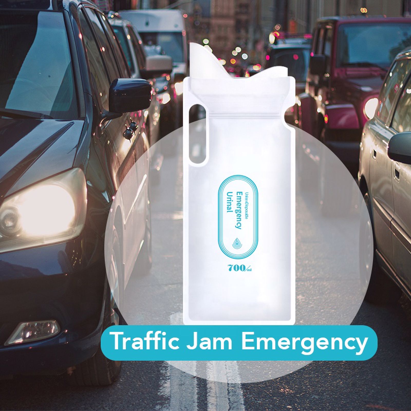 Set 4 pungi urinare de urgenta, wc portabil pentru calatorii/gravide ...