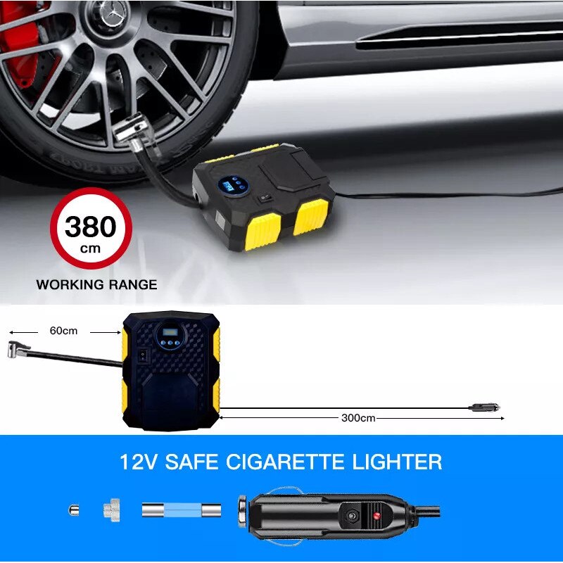 Compresor auto 150PSI / 10BAR 12V - eMAG.ro