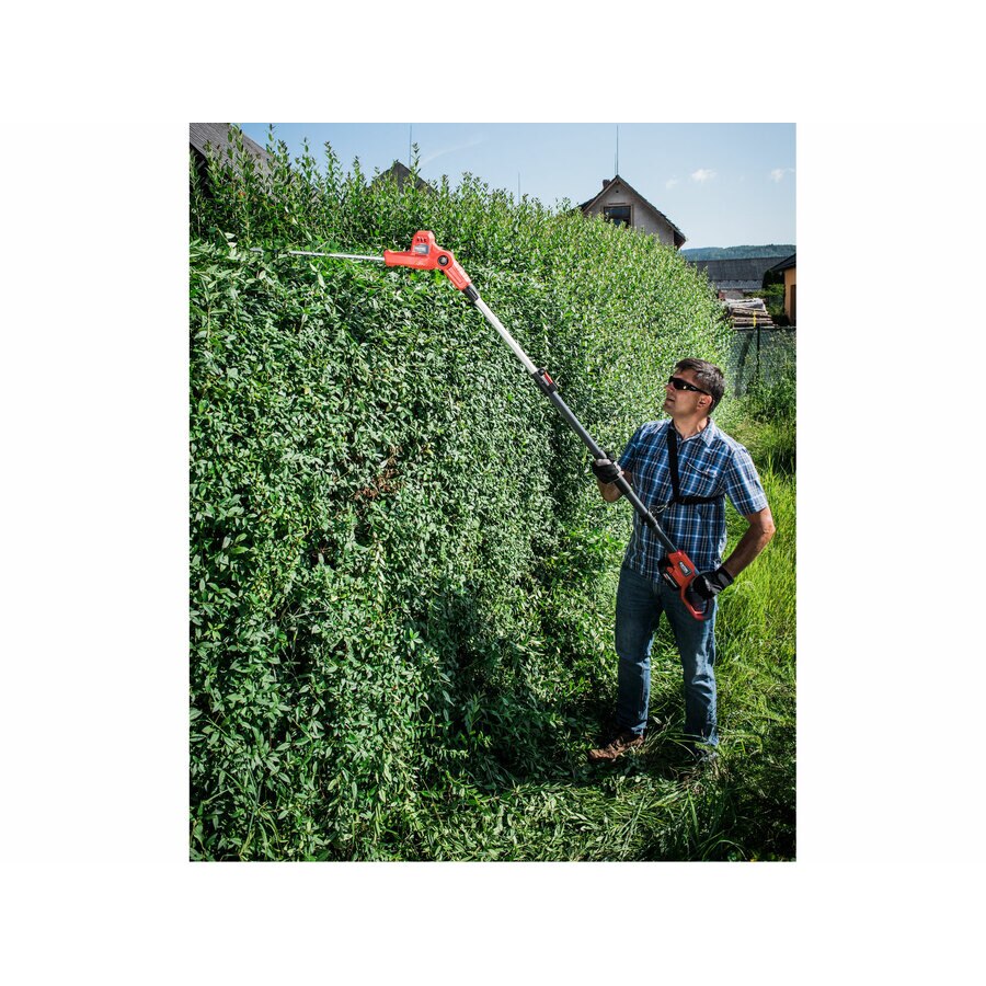 EXTOL PREMIUM, GARDEN20V, akkus sövényvágó gép, teleszkópos nyéllel ...